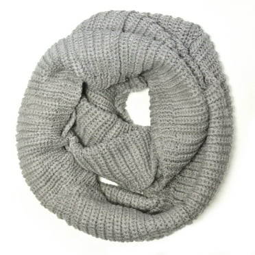 Wrapables® Trendy Winter Warm Knit Infinity Scarf, White - Walmart.com
