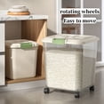 2/4Pcs Large Capacity Rice Storage Box with Lid Sealed Transparent Rice ...