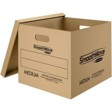 Bankers Box SmoothMove Classic Moving Boxes, Small 20pk, Kraft Brown ...