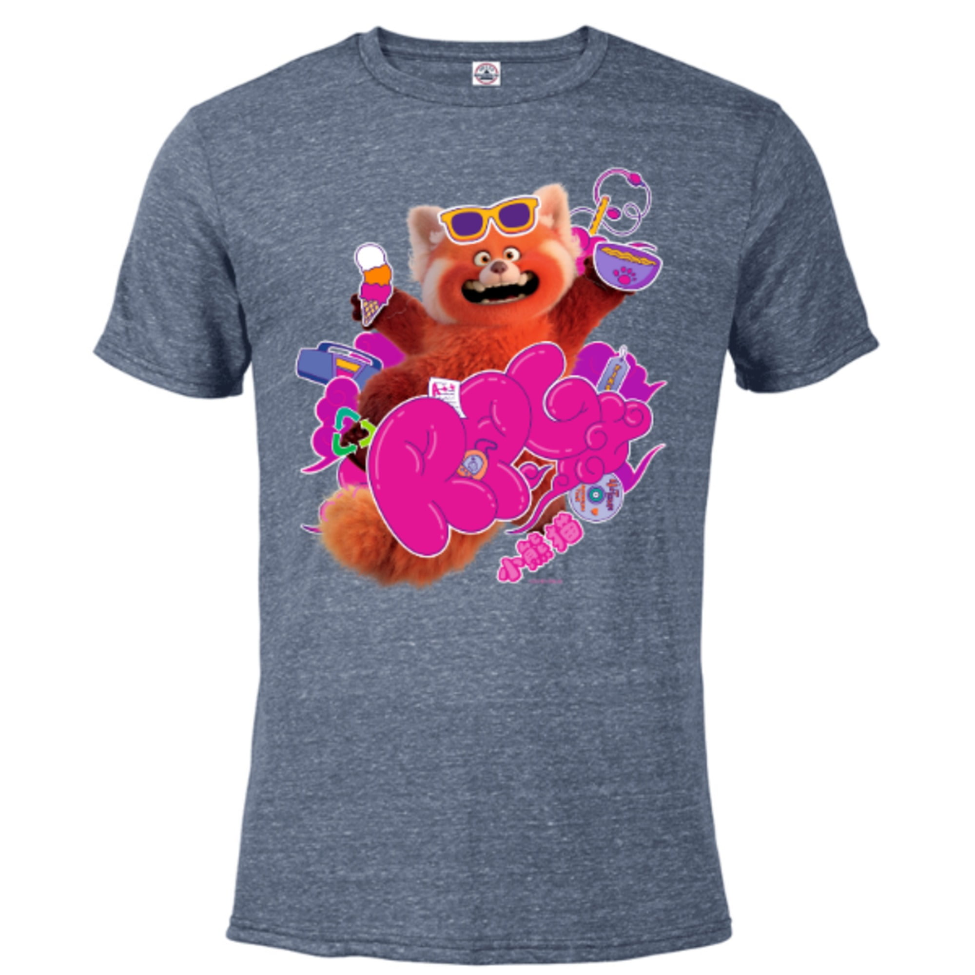 Disney and Pixar’s Turning Red RPG Cute Panda - Short Sleeve Blended T ...