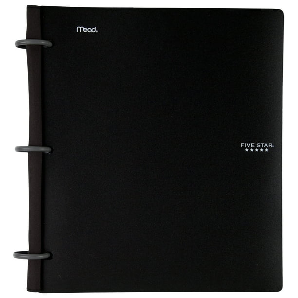 Five Star Flex 1" Hybrid NoteBinder, Black (72009) - Walmart.com
