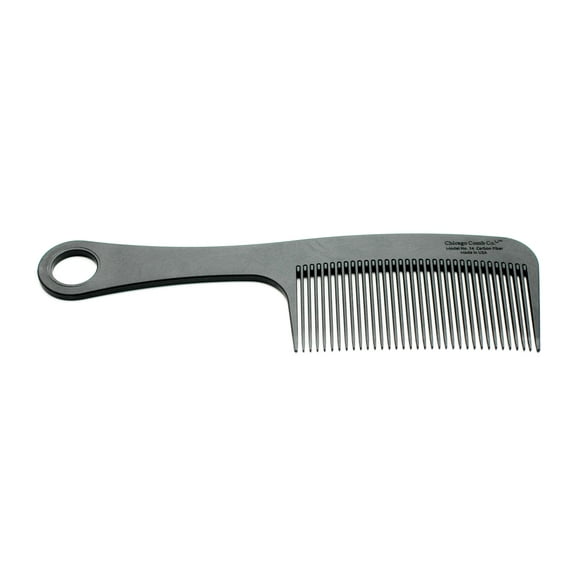 Chicago Comb Model 3 Carbon Fiber, Made in USA, Anti-static, 5.5 inches ...