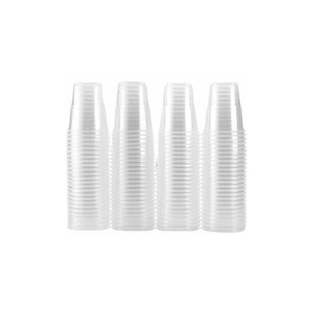 Clear Plastic Cups - 14 oz. 2 Pacs - Rigid Disposable Tumblers ...