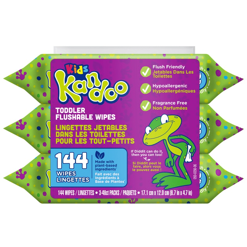 Click here for Kandoo Toddler Flushable Wipes  Fragrance Free 144... prices