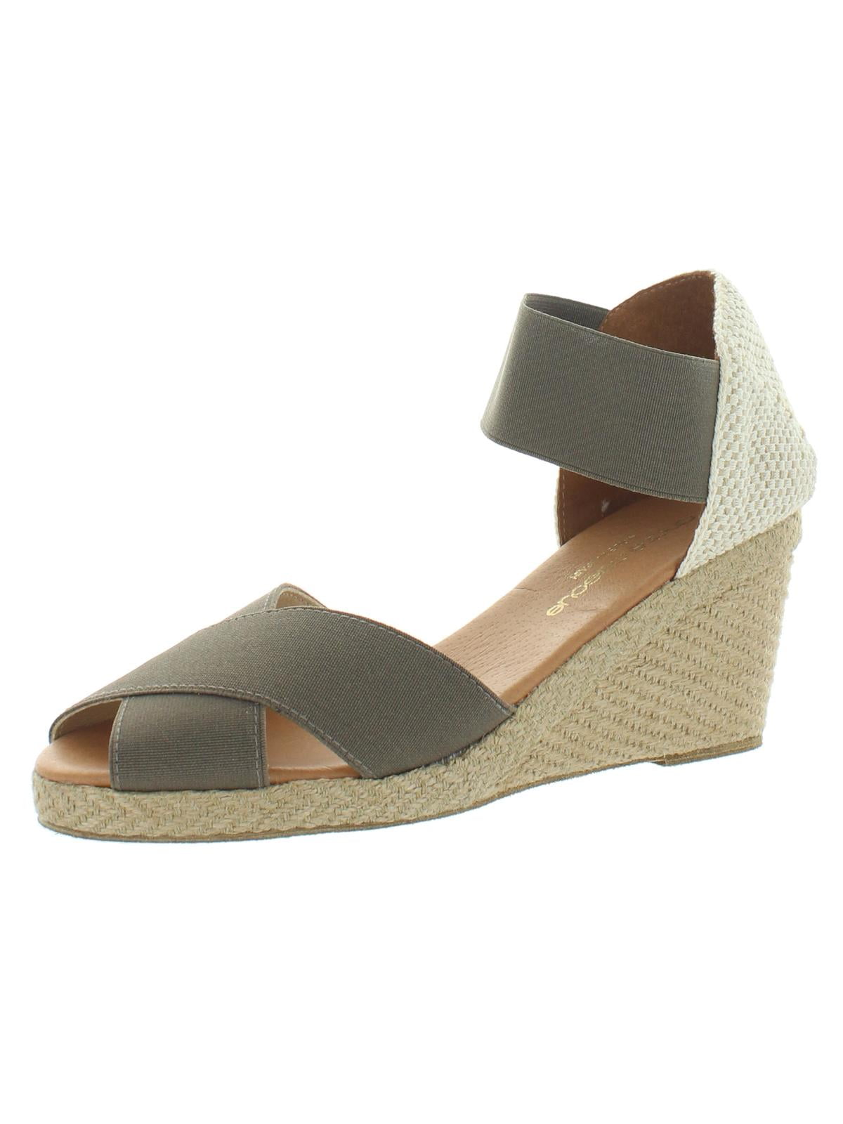 Andre Assous Womens Erika Platform Ankle Strap Wedges - Walmart.com
