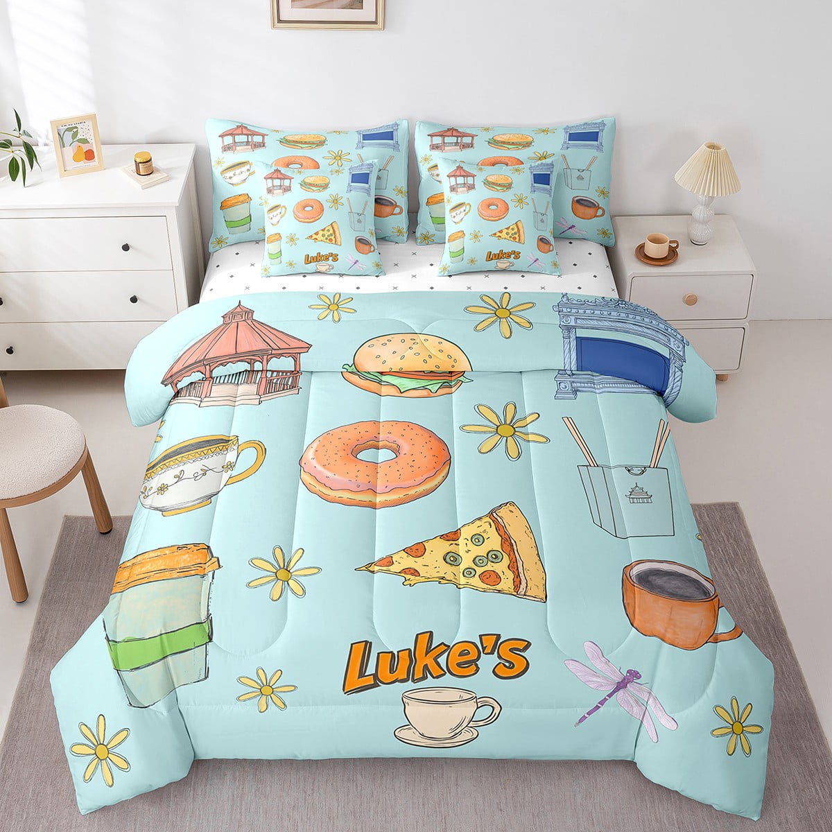 Click here for Erosebridal Gilmore And Girls Bed In A Bag Queen S... prices