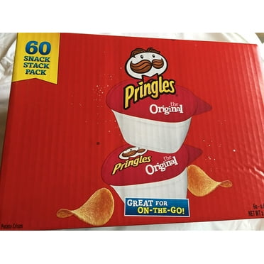 Pringles Potato Chips, Assorted, 0.67 oz Tub, 18 Tubs/Box, 2 Boxes ...