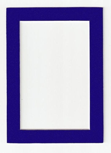 Navy Blue Acid Free Picture Frame Mat, For 16x20 Image & 20x24 Frame ...