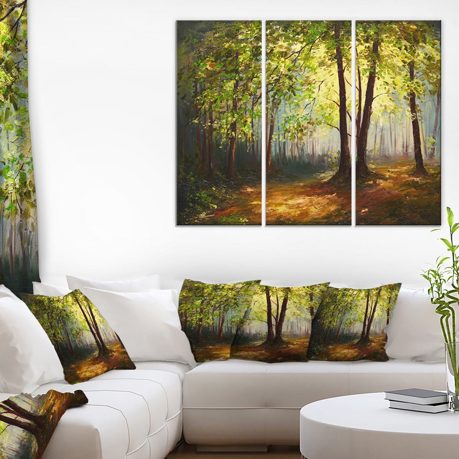 Click here for Designart Design Art Summer Forest Canvas Print In... prices