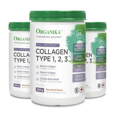Organika Full Spectrum Collagen 1,2,3- Quality Source Multi Collagen ...