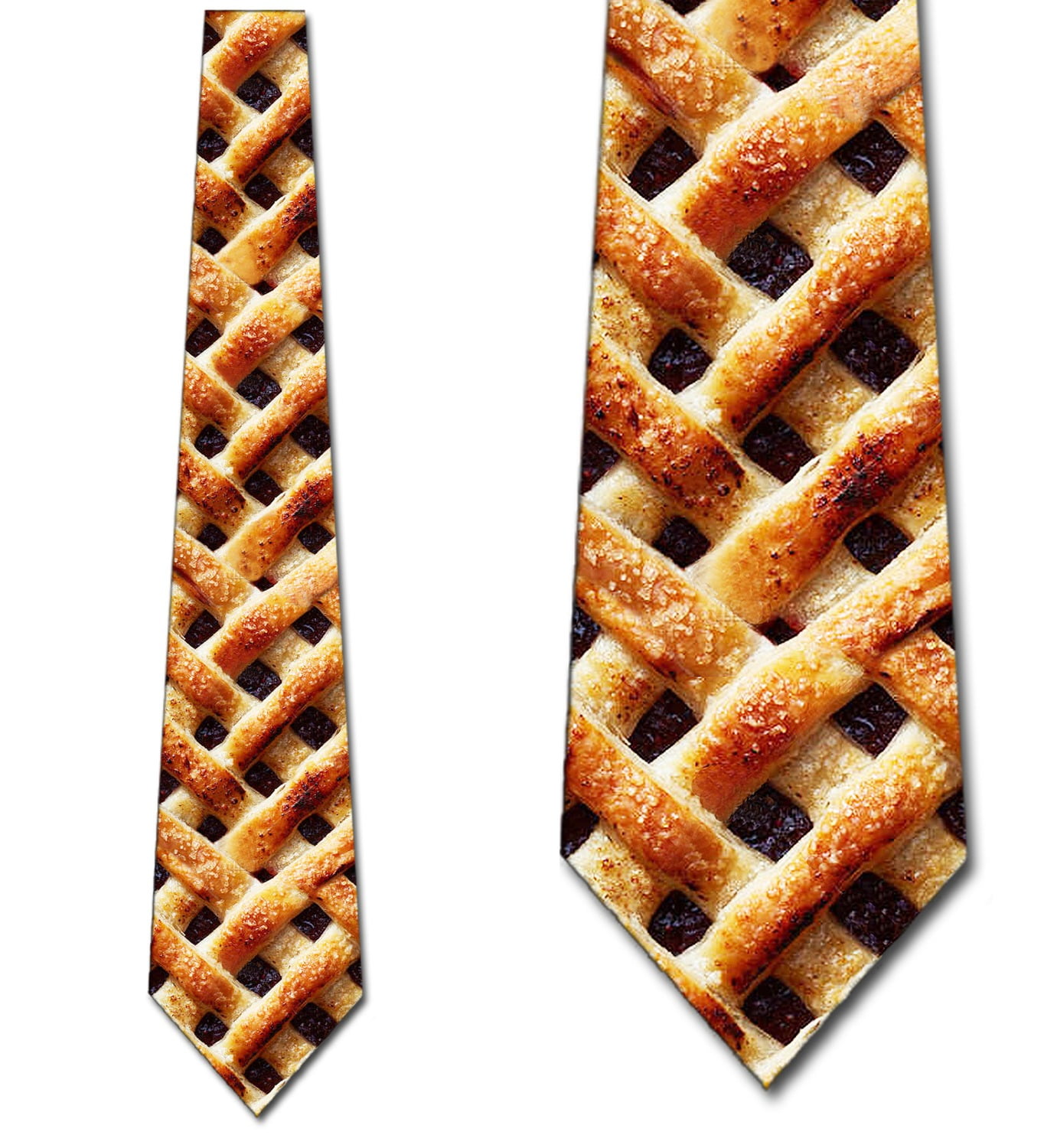 Blueberry Pie Ties Mens Dessert Neckties Food Tie Pie Tie by Three ...