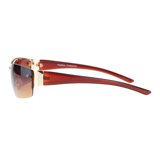 Half Rim Rimless Style Rectangular Sunglasses Classic Fashion UV400 ...