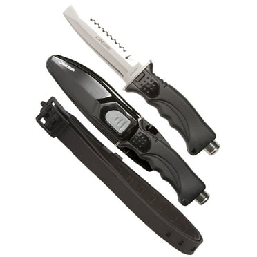 Scuba Diving 10" Heavy Duty Titanium Point-Tip Dive Knife w/ 2 Knife Straps - Walmart.com