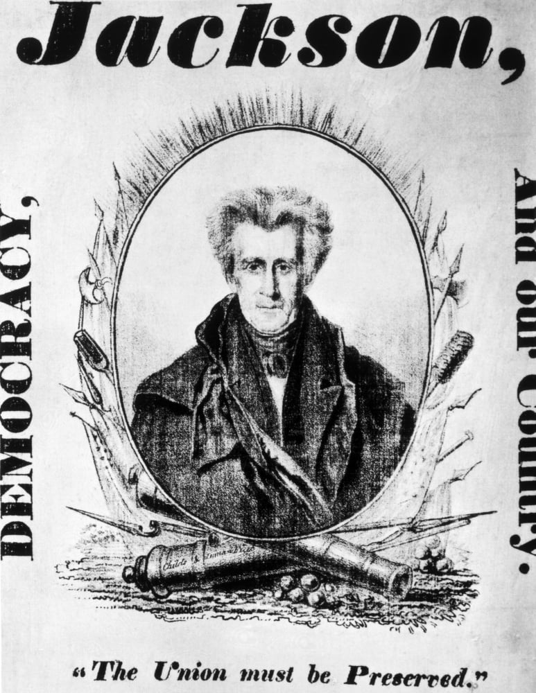 Andrew Jackson Presidential Campaign Poster History (24 x 36) - Walmart ...