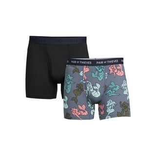 Red Label Mens 2-Pack Exposed Waistband Woven Boxers - Walmart.com