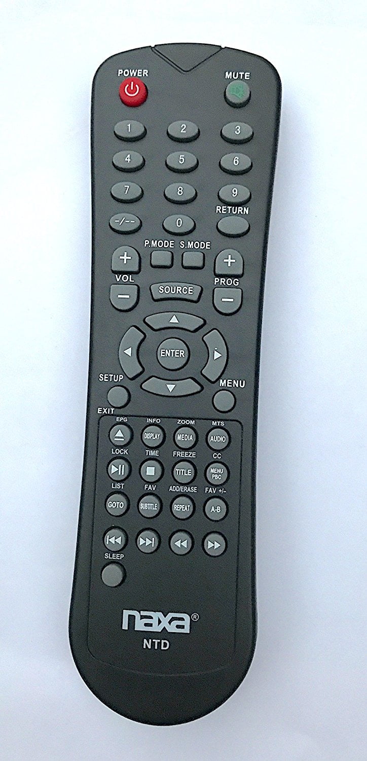 NAXA Original Replacement Remote Control for Naxa NT and NTD Model 12 ...