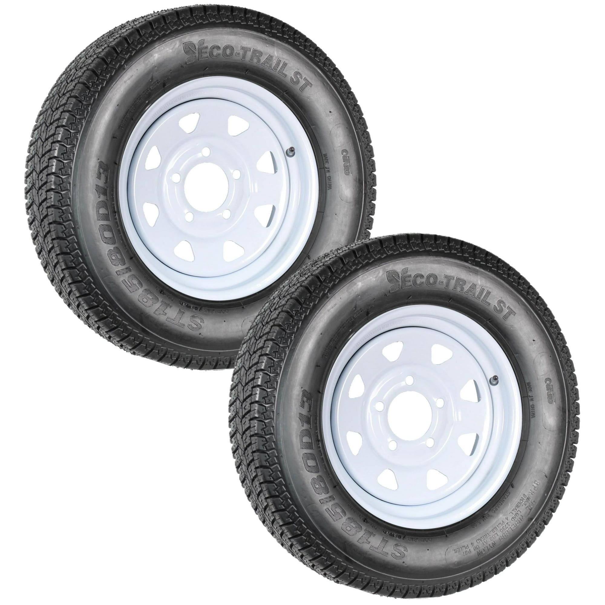 Click here for Ecustomrim 2-Pack Trailer Tire On Rim St185/80d13... prices