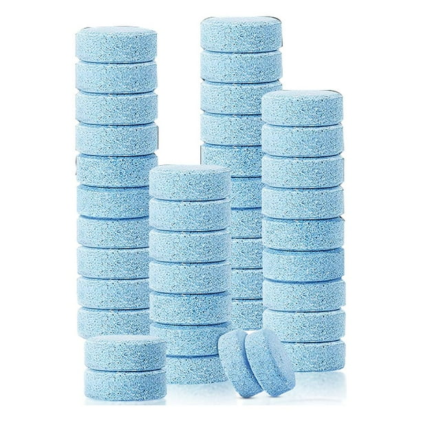 fastboy 100 Pieces Windshield Wash Tablets Stain Remover Effervescent ...