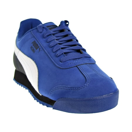 PUMA - Puma Roma Retro Nubuck Men's Shoes Blue/ White/ Black 368266-01 ...