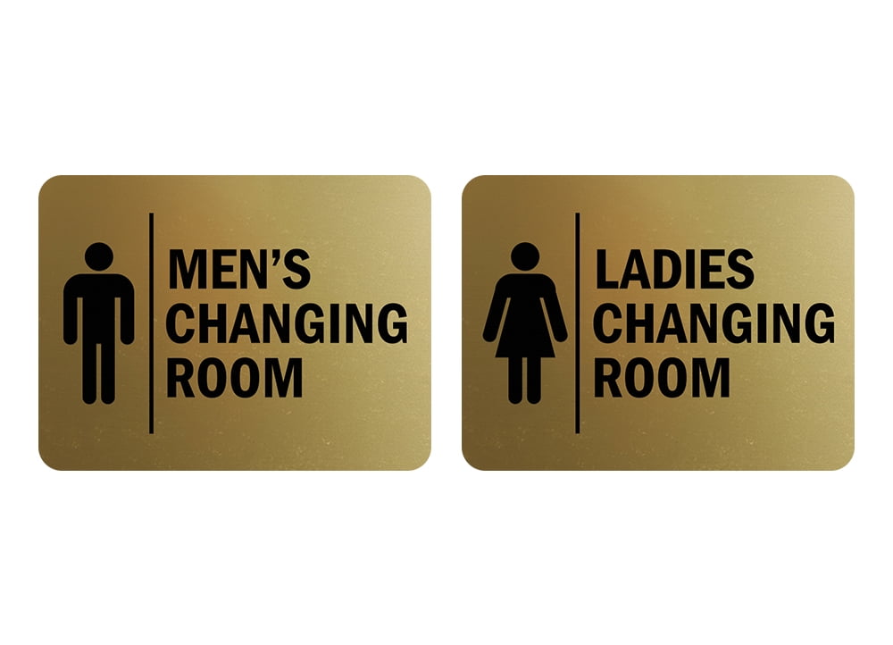 Signs ByLITA Classic Framed Men's Changing Room and Ladies Changing ...