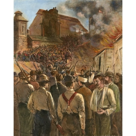 Homestead Strike, 1892. /Nthe Pinkerton Men Leaving The Barges After ...