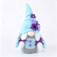 AuroraX Blue Floral Gnome Statue Gnome Gift for Women 11.8 Inch Year ...