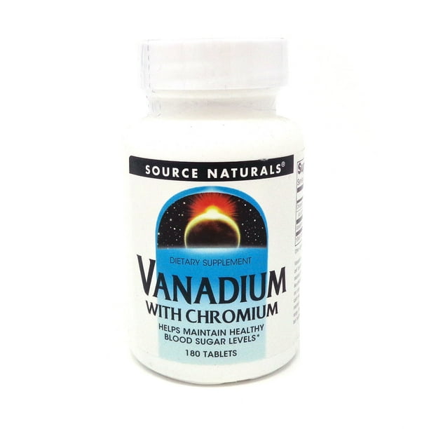 Source Naturals Source Naturals Vanadium, 180 ea - Walmart.com ...