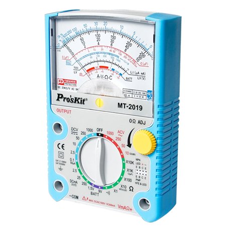 Pros'Kit MT-2018 Analog Multimeter Safety Standard Professional Ohm ...