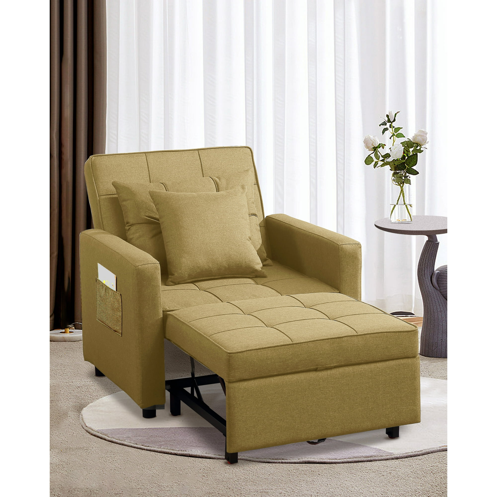 Click here for Bigsyy Adult Modern 3-In-1 Convertible Sofa Bed  A... prices