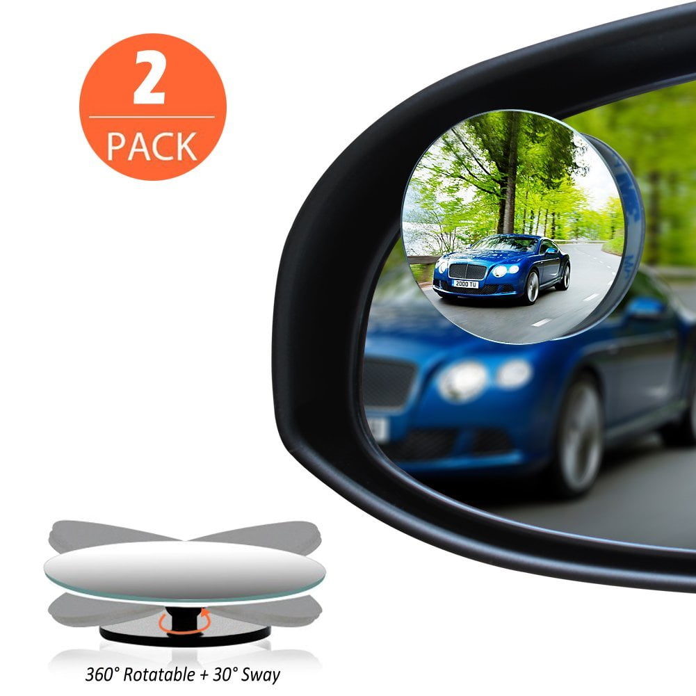 2 Piece HD Blind Spot Glass Mirror,Easy To Install and Wide Application ...