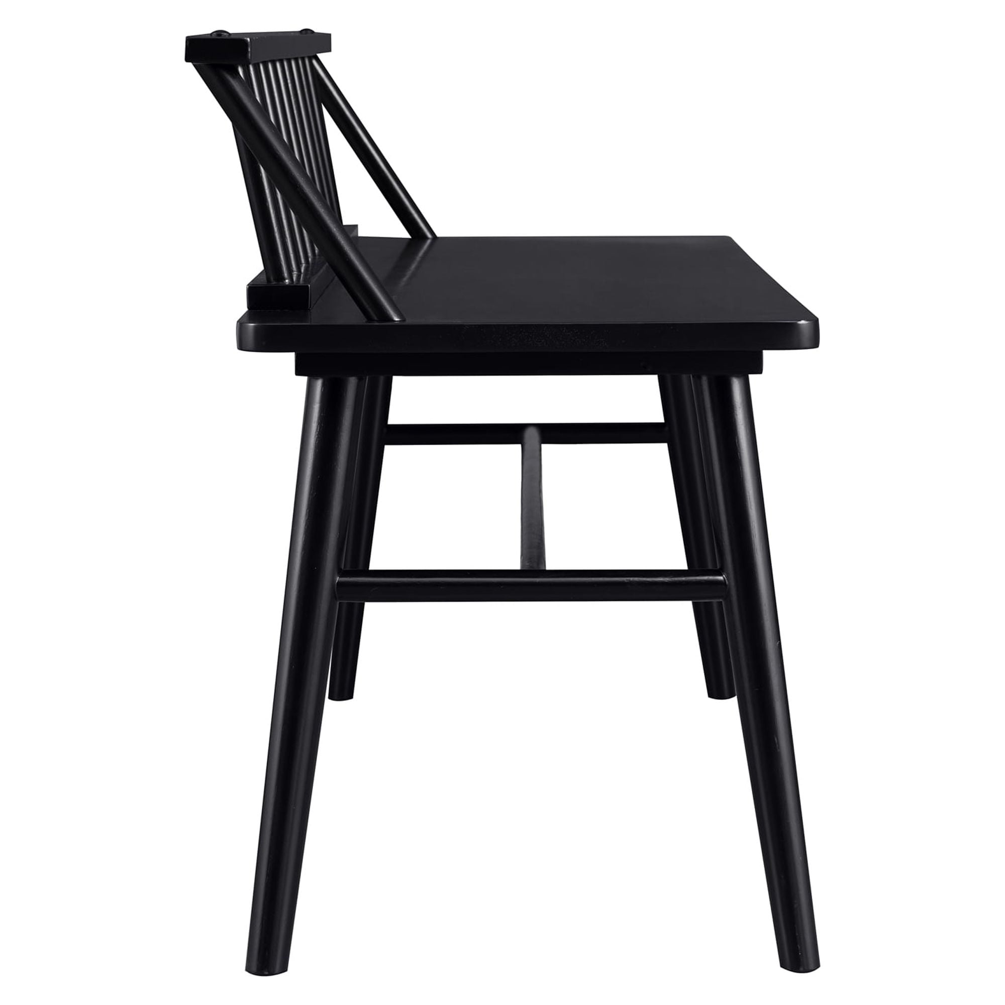Walker Edison 47” Contemporary Low-Back Spindle Wood Bench Walker Edison 47” Contemporary Low-Back Spindle Wood Bench