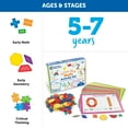 Learning Resources Pattern Block Math Activity Set - 144 Pieces, Math Activities for Boys and ...