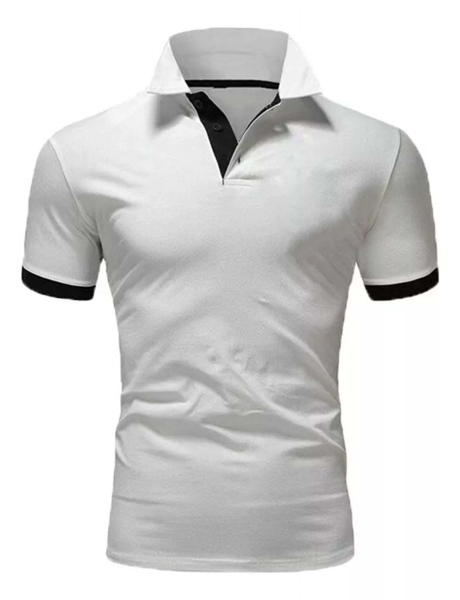 Playeras Hombre Y Tipo Polo Botones Slim Manga Moda Casual | Walmart en ...