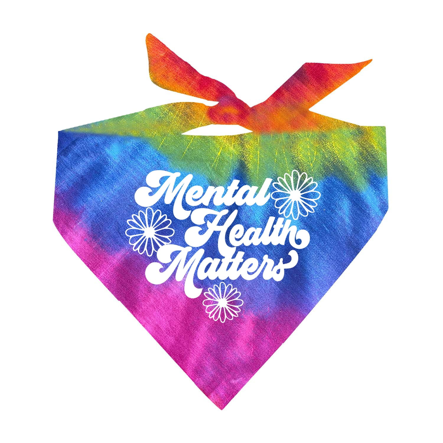 Mental Health Matters Spread Awareness Triangle Dog Bandana - Walmart.com