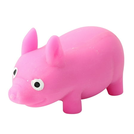 QUETO Squishy Pig Stress Squishy Piggie Squeeze Toy Anti-Anxiety Funny ...