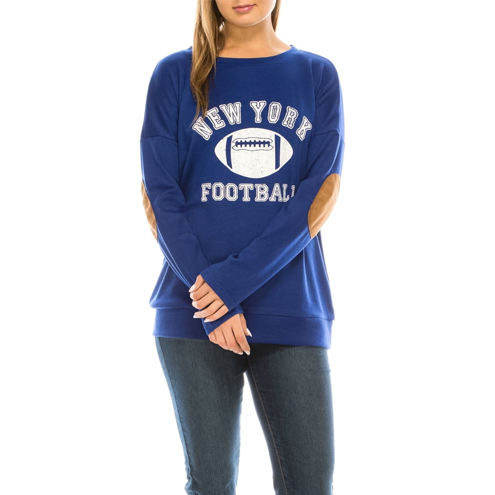Women's Game Day Football Sweatshirt New York - Walmart.com