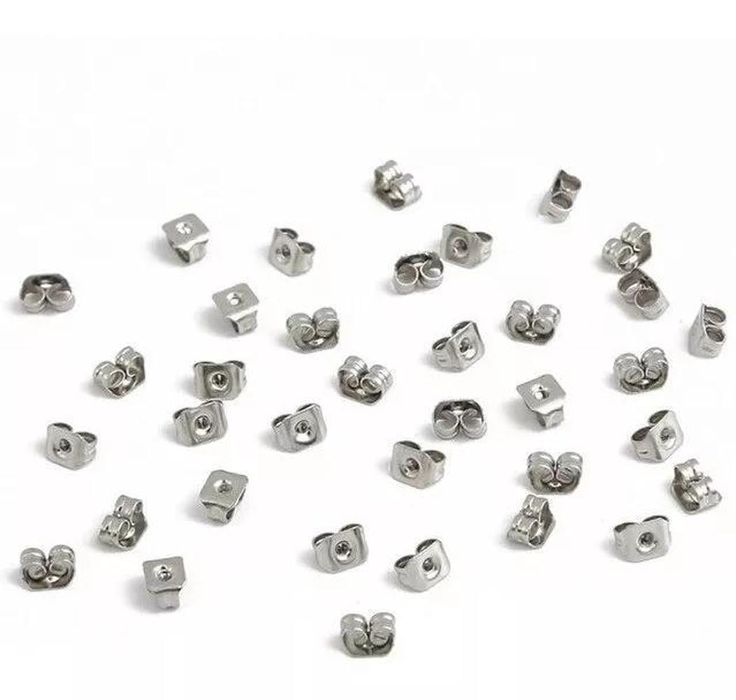 200 Piezas Broquel Tipo 1 Acero Inoxidable Natural Nario Glass Tipo 1 ...