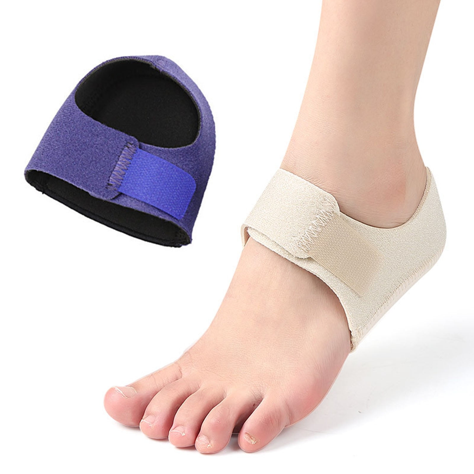 AURORA TRADE 1 Pair Plantar Fasciitis Heel Socks Anti-Crack Elastic ...