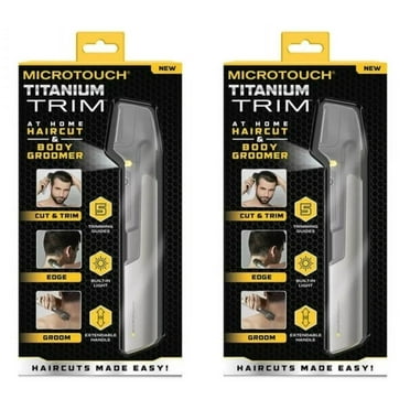 MicroTouch Titanium Max Trimmer, Beard & Hair Edger with Titanium ...