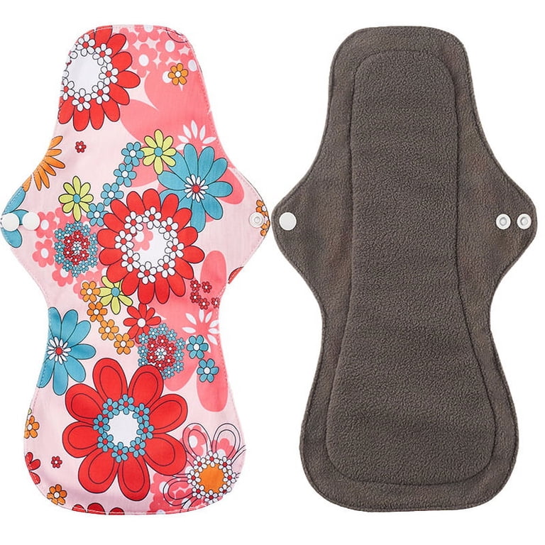 Extra Large For Menstrual Pad Pattern 5pcs Reusable Menstrual Pads