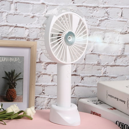 Personal Portable Fan, Water Mist Fan, Small Battery Operated Three ...