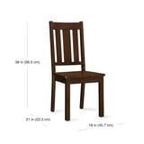Better Homes and Gardens Bankston Dining Chair, Set of 2, Mocha ...