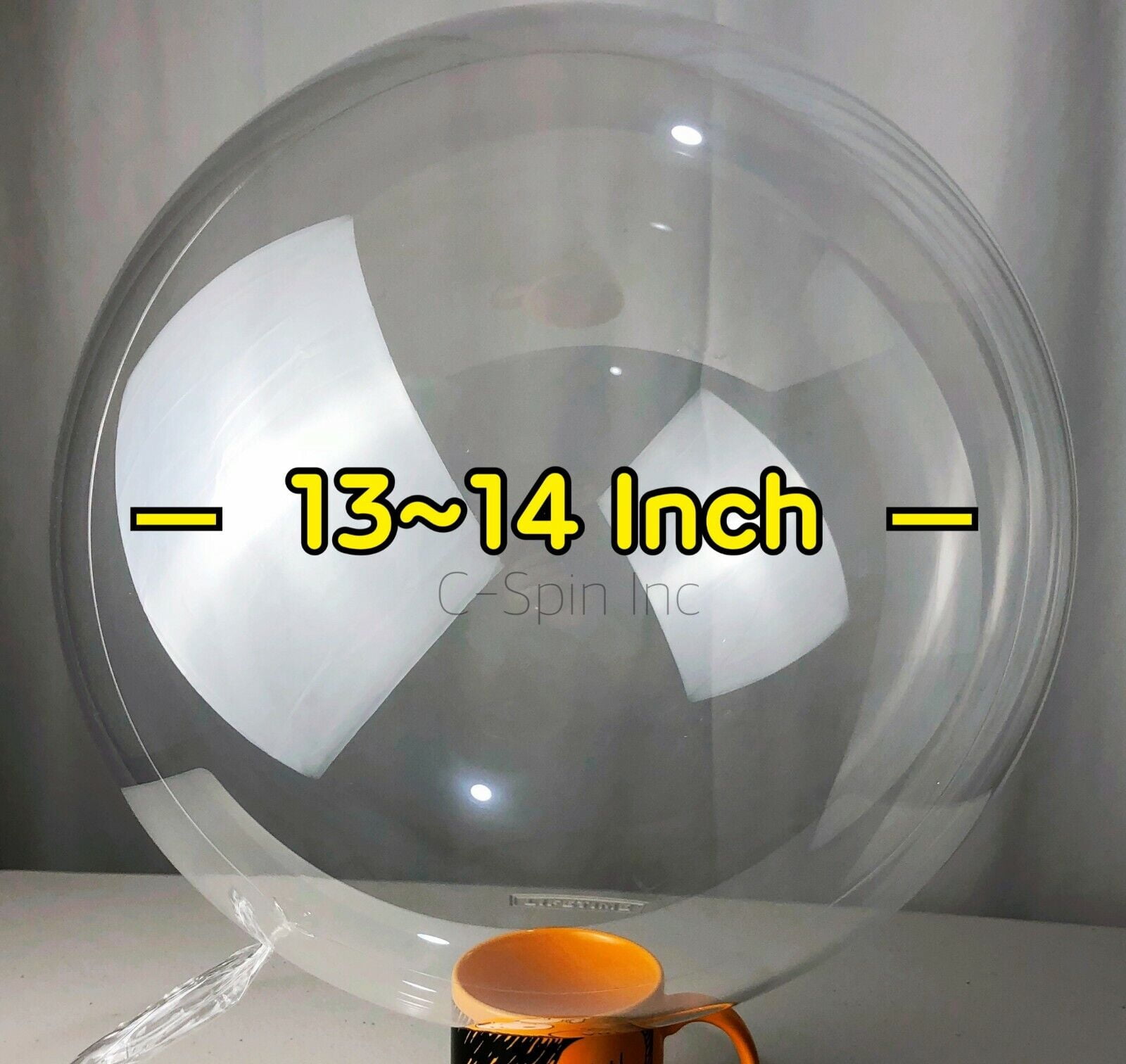 DIY 3D Transparent Clear PVC Balloons Round Circle Ballon Party Helium ...
