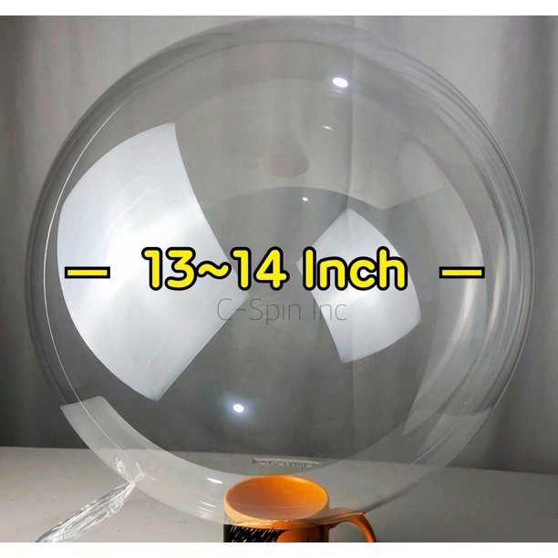 DIY 3D Transparent Clear PVC Balloons Round Circle Ballon Party Helium ...