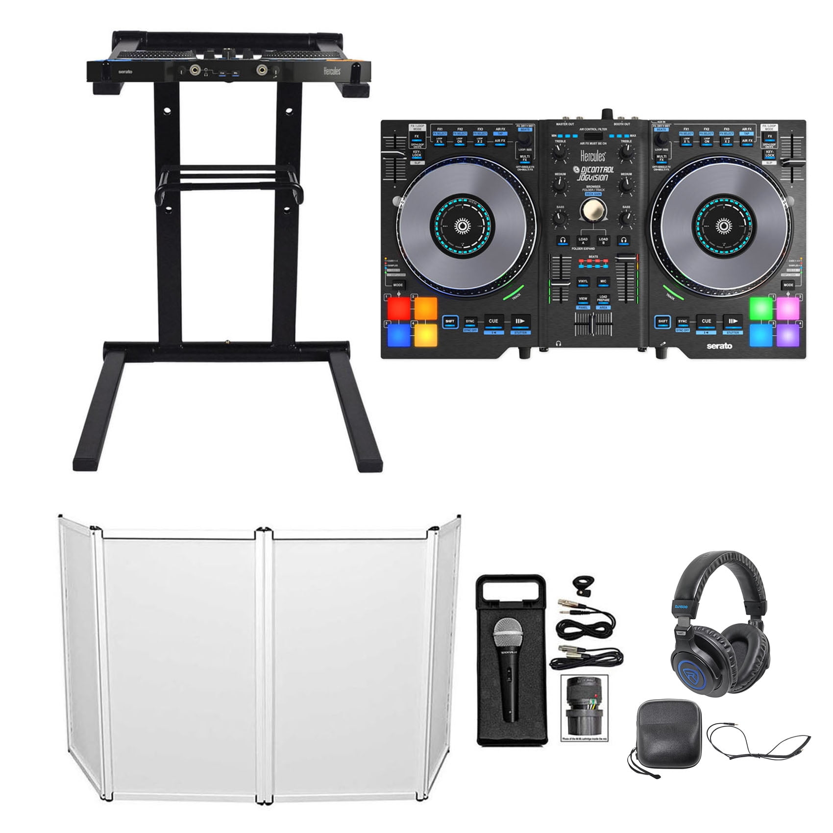 Hercules DJControl JogVision Serato DJ Controller+Stand+Facade ...