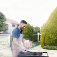 18" Long Handle Grill Brush with Replaceable Head - Safe Bristle Free ...