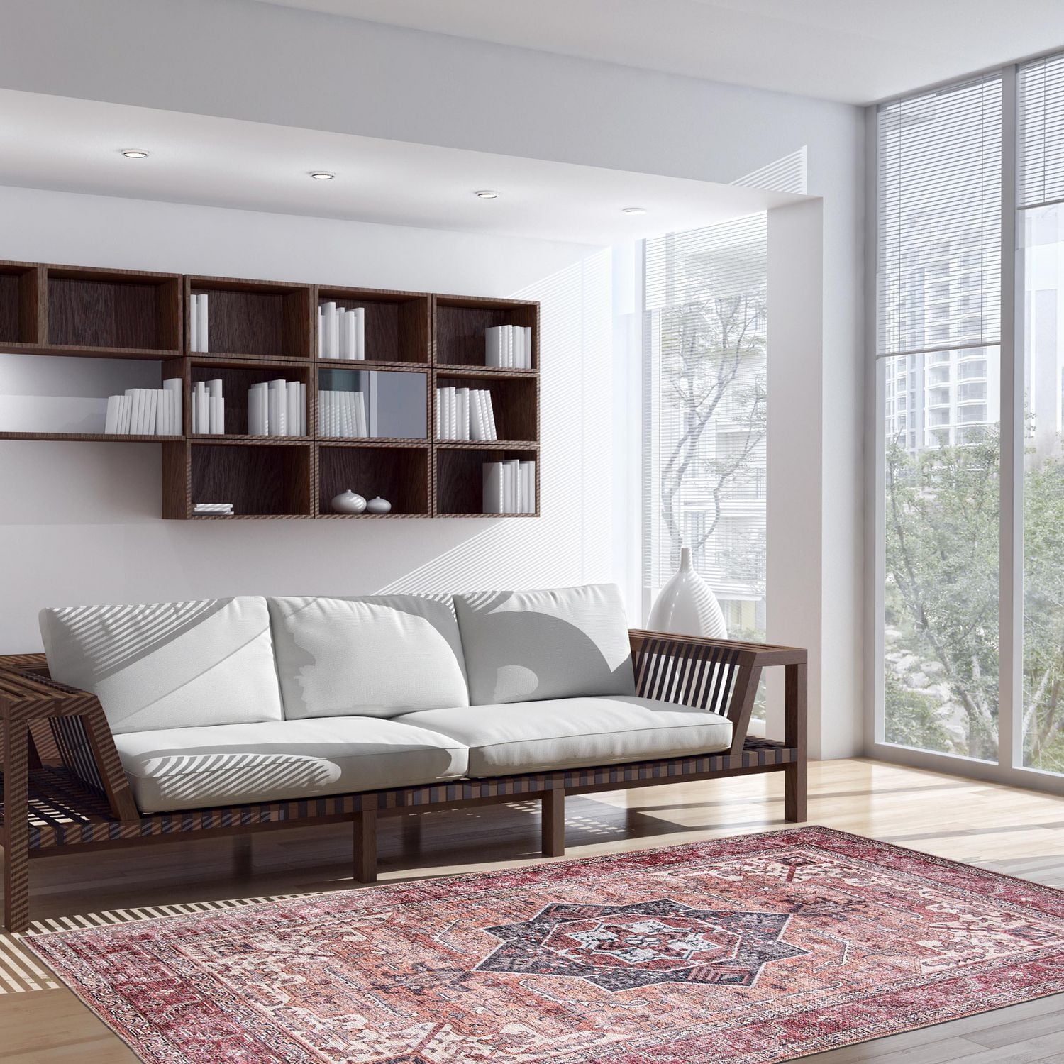 Click here for Ecarpet Heriz Indoor Area Rug Flatweave Carpet For... prices