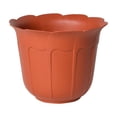 Plastic Flower Pots with Drainage Tray – Durable, Light-weight Planters ...