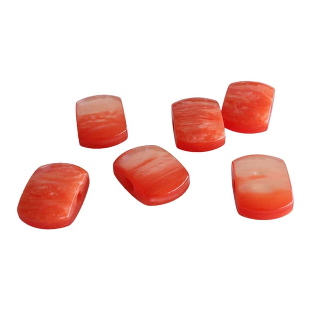 s Acrylic Buttons Peg For Guitar Machine Head Tuning Keys Pearl Orange ...