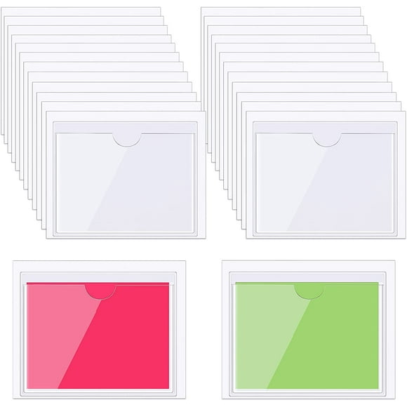 Self Adhesive Index Card Pockets